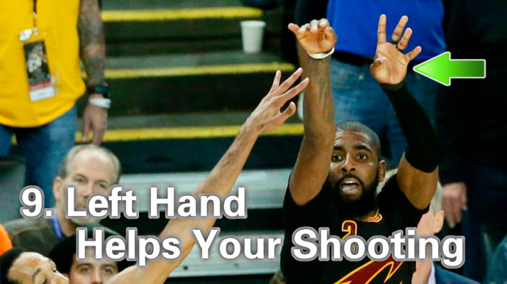Kyrie Irving shooting form 9 Left Hand Helps Your Shooting – Shotur ...