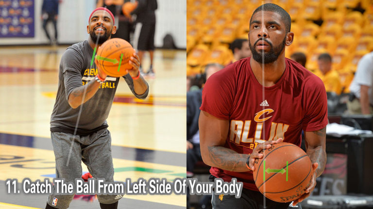 how to Kyrie Irving shooting form with 33 tips 11 Catch The Ball From ...