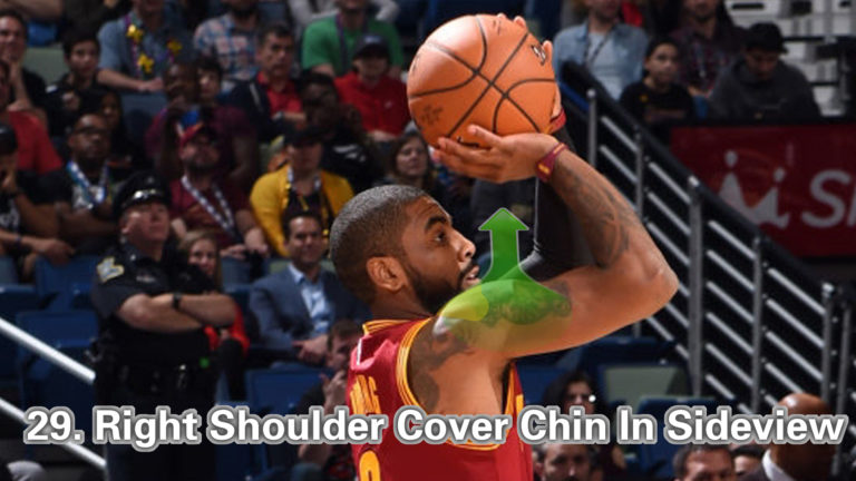 how to Kyrie Irving shooting form with 33 tips 29 Right Shoulder Cover ...